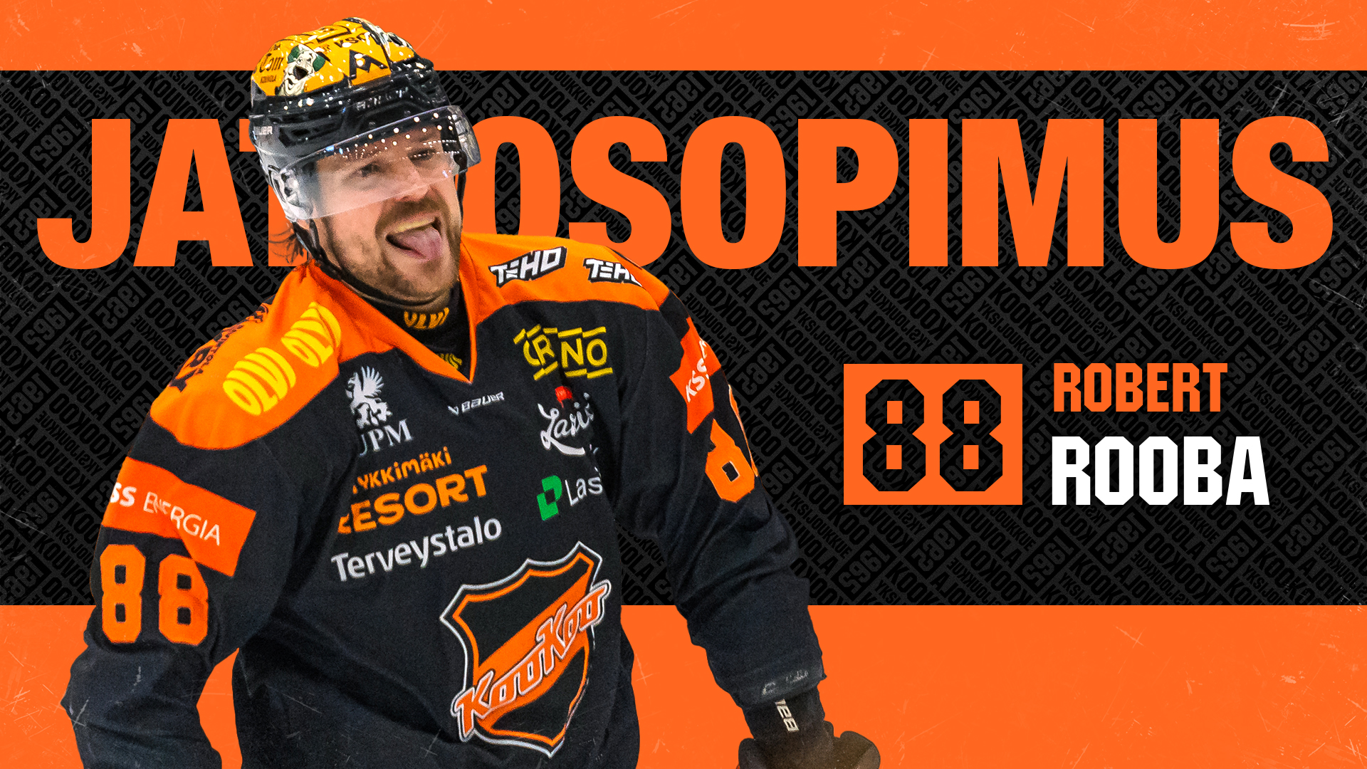 Robert Rooba jatkaa Kouvolassa – KooKoo